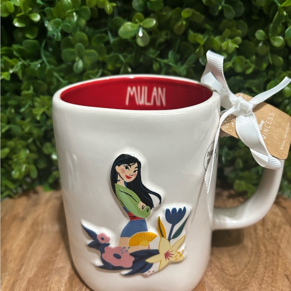 Rae Dunn | Kitchen | Rae Dunn Nwt Disney Princess Mulan White And Red ...